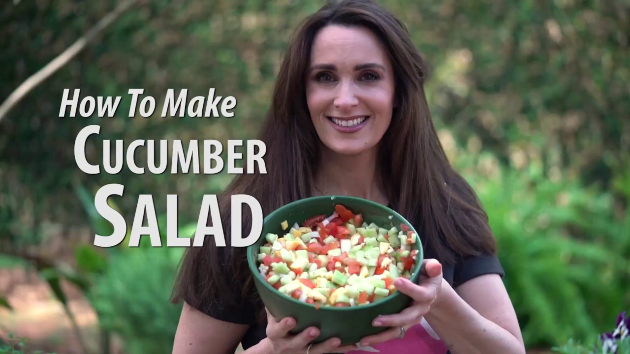 How to Make Cucumber Salad | Stacy Lyn Harris - YouTube
