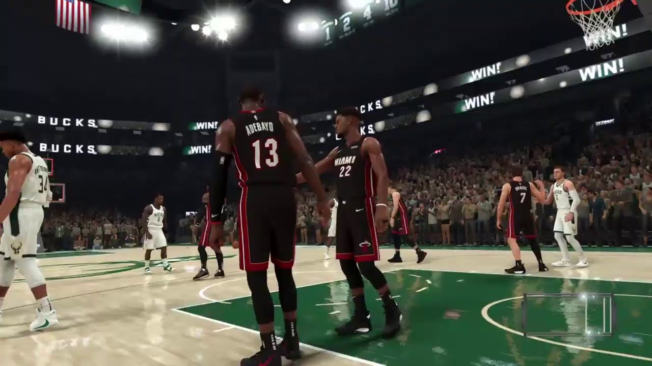 Milwaukee - Miami NBA 2k20 simulation NEW SLIDERS Test game#7 (5-1, 0-0 ...