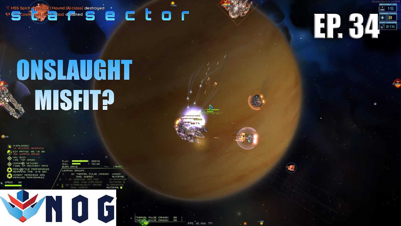 Lets Play Starsector Vanilla S1 Ep34 | Poor Onslaught - YouTube