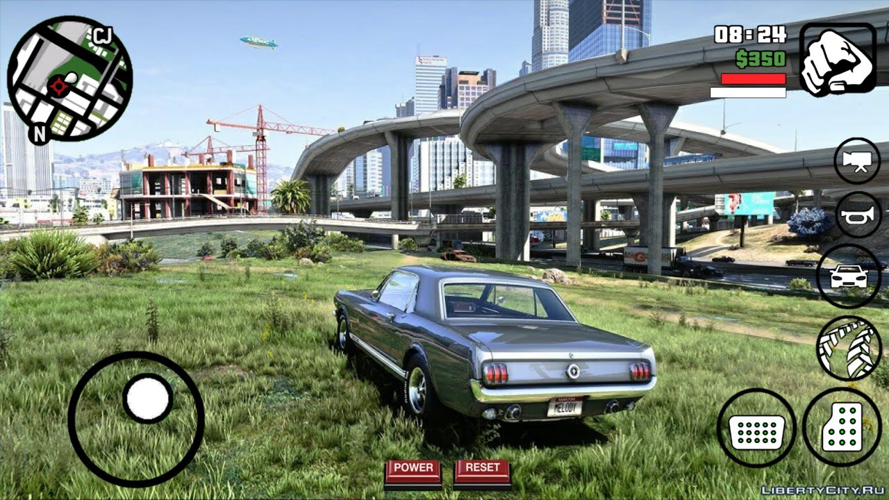 GTA V GRAPHICS MODPACK GTA SA ANDROID (600MB) APK+DATA - YouTube