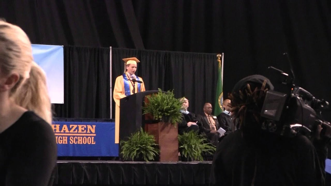 Hazen High School Graduation 2015 - Ryan Howe Speach - YouTube