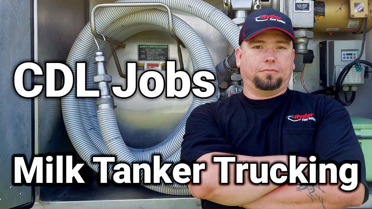 CDL Trucking Jobs: Milk Tanker Trucker. 222. Ryder Driver Job Hiring Near Me - YouTube