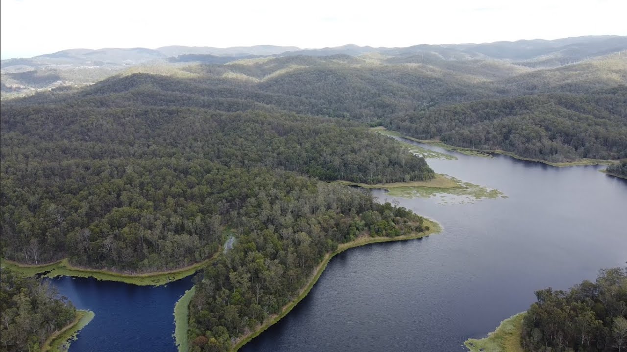 Enoggera Dam From Above - YouTube