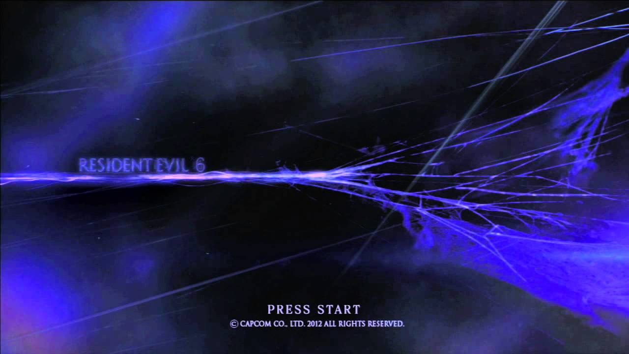 Resident Evil 6 Title Screen (HD) - YouTube