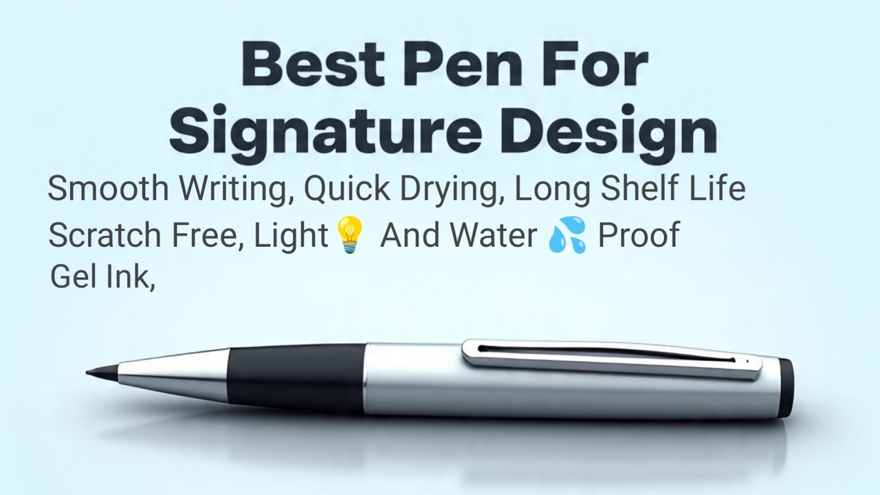 Best pen for signature designing | Smooth pen for writing ...