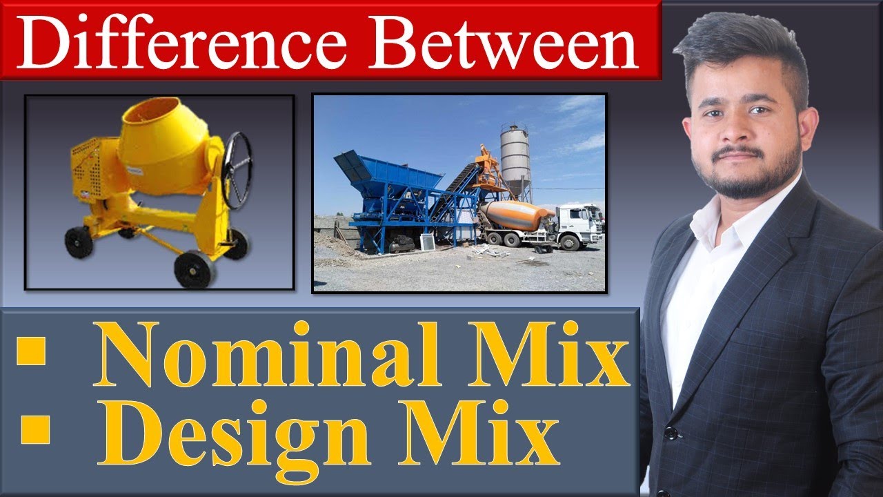 Difference in Between Nominal Mix & Design Mix of Concrete. - YouTube