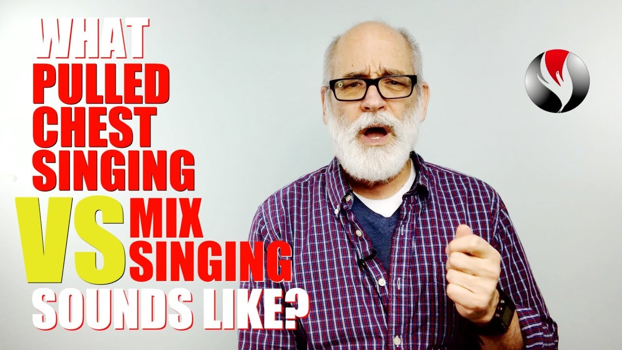 What Pulled Chest Singing Sounds Like vs Mix Singing - YouTube