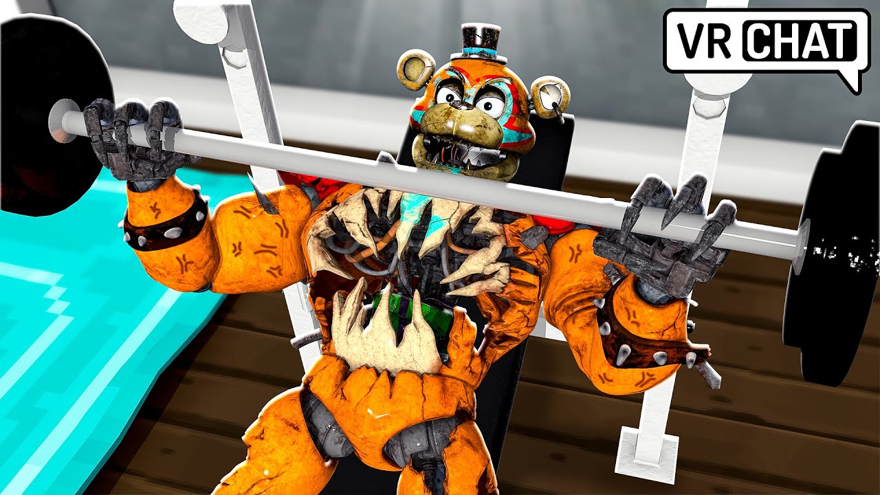 Glamrock Freddy is BUFF in VRCHAT - YouTube