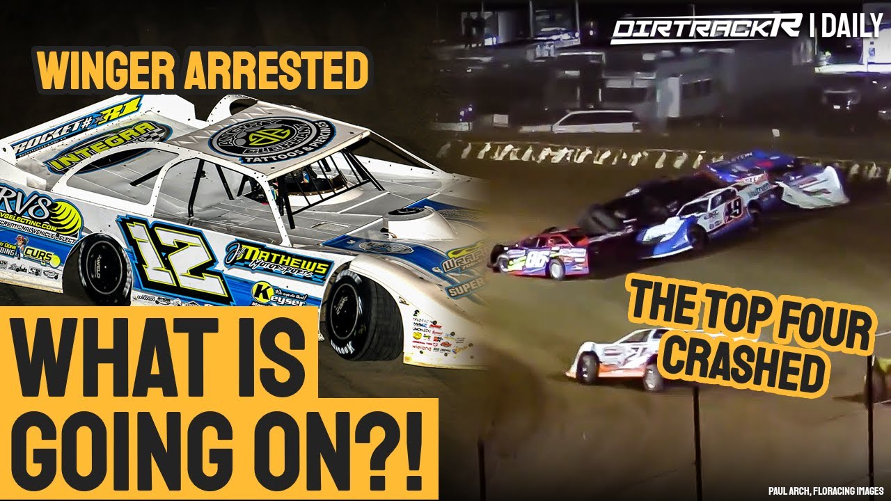 Second straight week of insane dirt late model racing incidents - YouTube