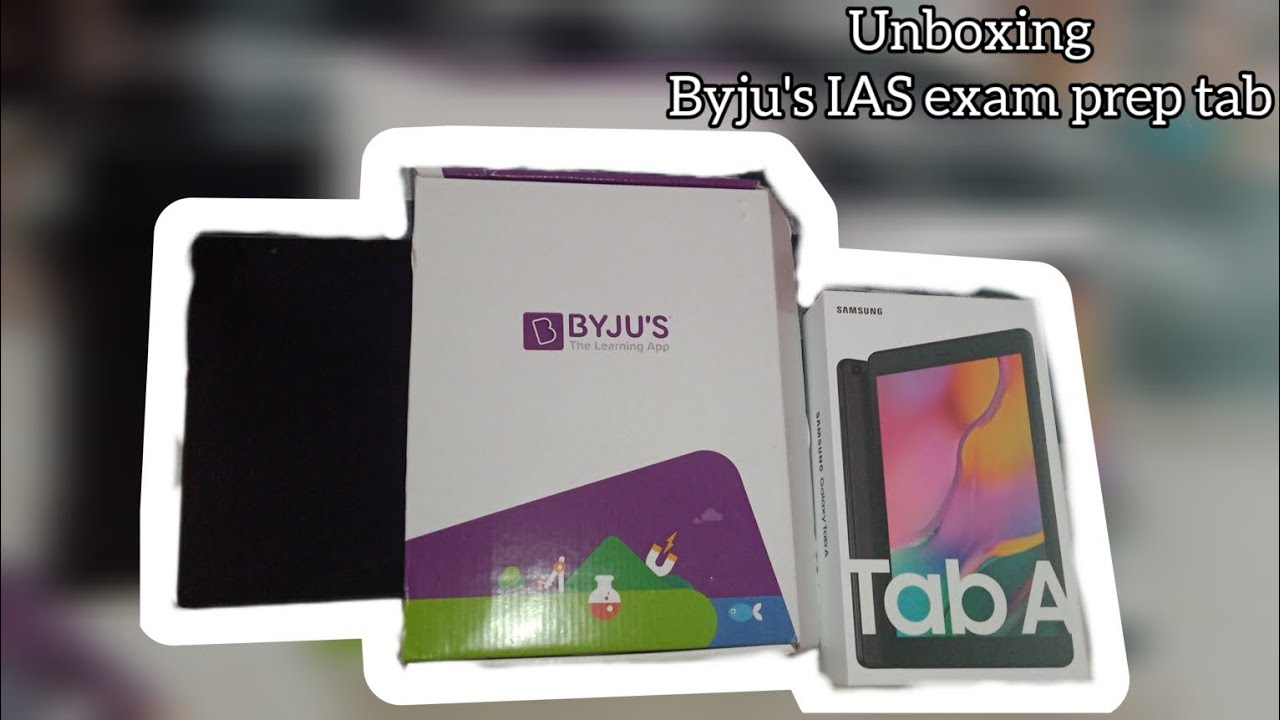 Unboxing @byjus ias Tab - YouTube