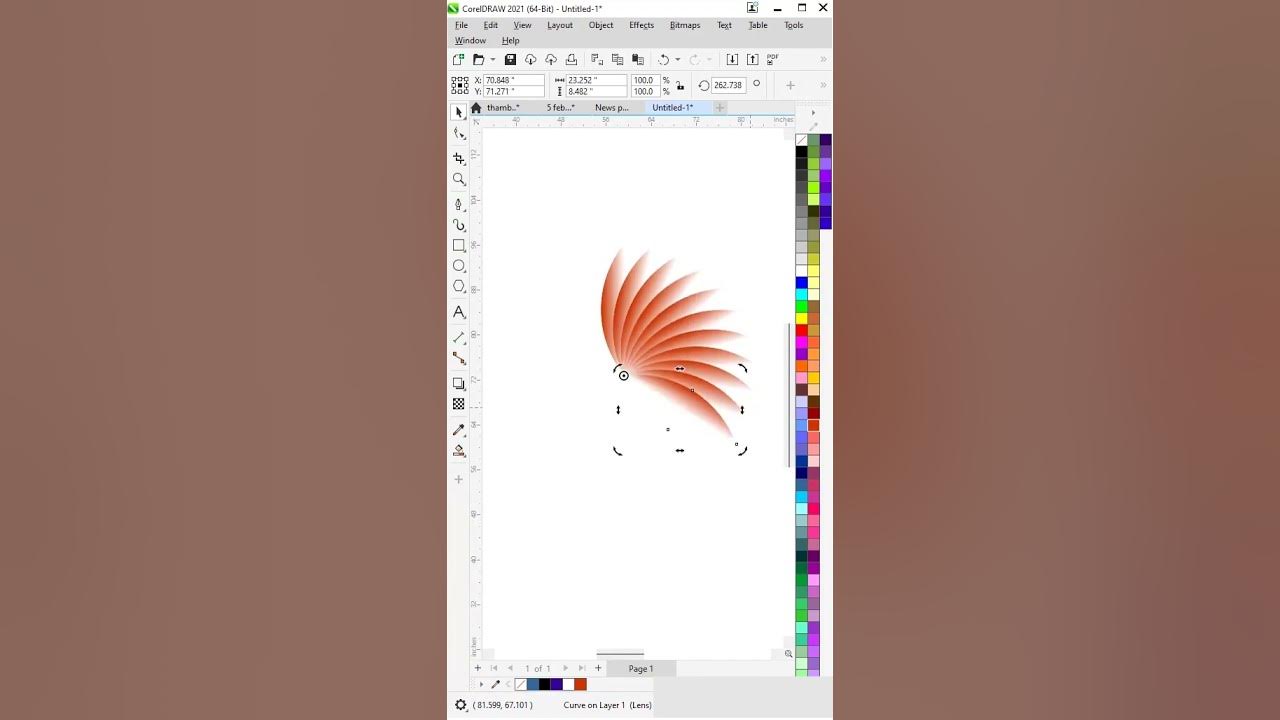 Quick Flower design Tricks, Corel draw , Logo tutorial #flowerdesign #coreldraw #professional ...
