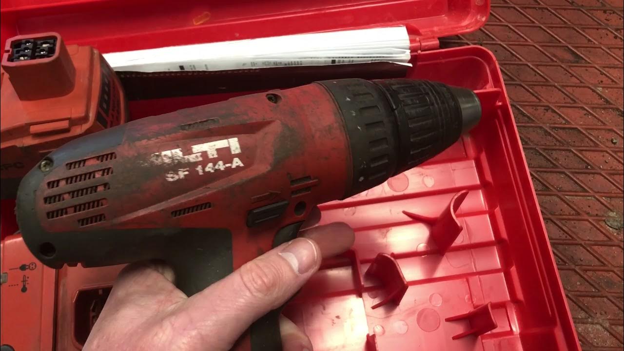 Skruvdragare Hilti SF 144-A - YouTube