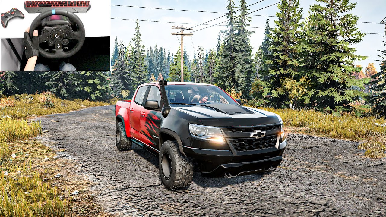 Chevrolet Colorado ZR2 - SnowRunner Off-road | Logitech G923 Steering ...