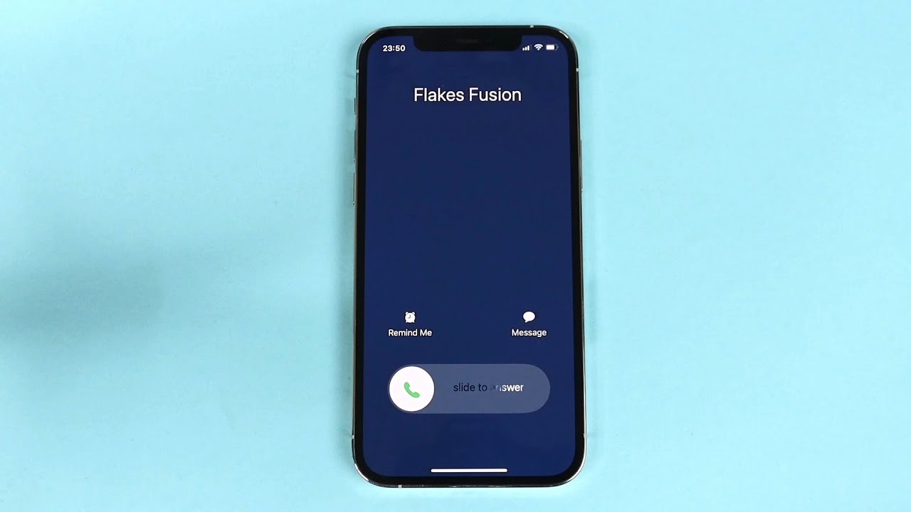 iPhone 12 Pro Incoming Call - Silk Ringtone - YouTube