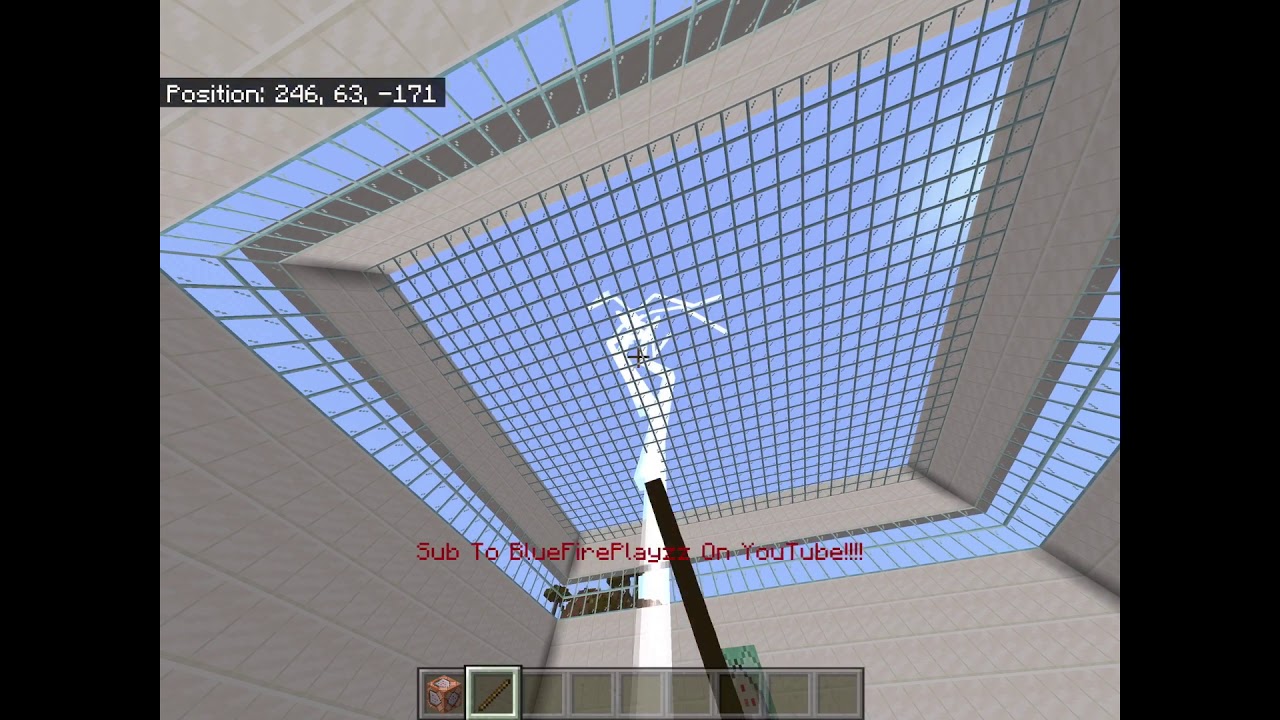 How To Make A Lightning Rod in MCPE - YouTube