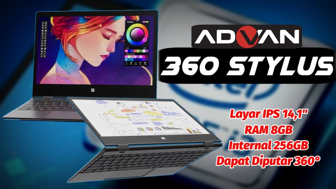 Advan 360 Stylus Resmi Indonesia ¦ Dapat Diputar 360 Derajat & Ada ...