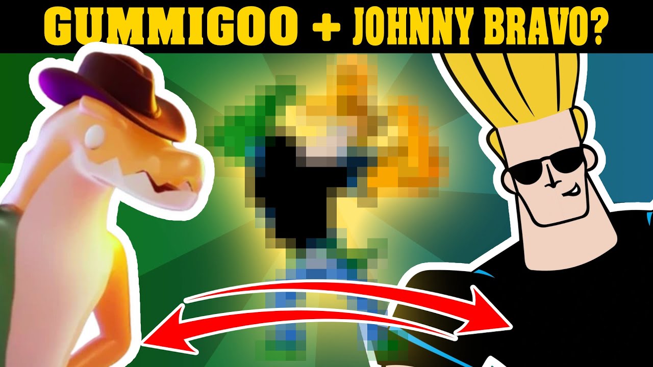 GUMMIGOO + JOHNNY BRAVO?? - Character Mashup Art Challenge - YouTube