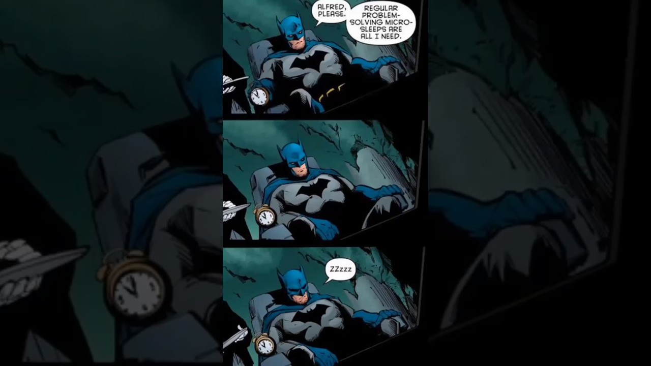 Batman Sleeping