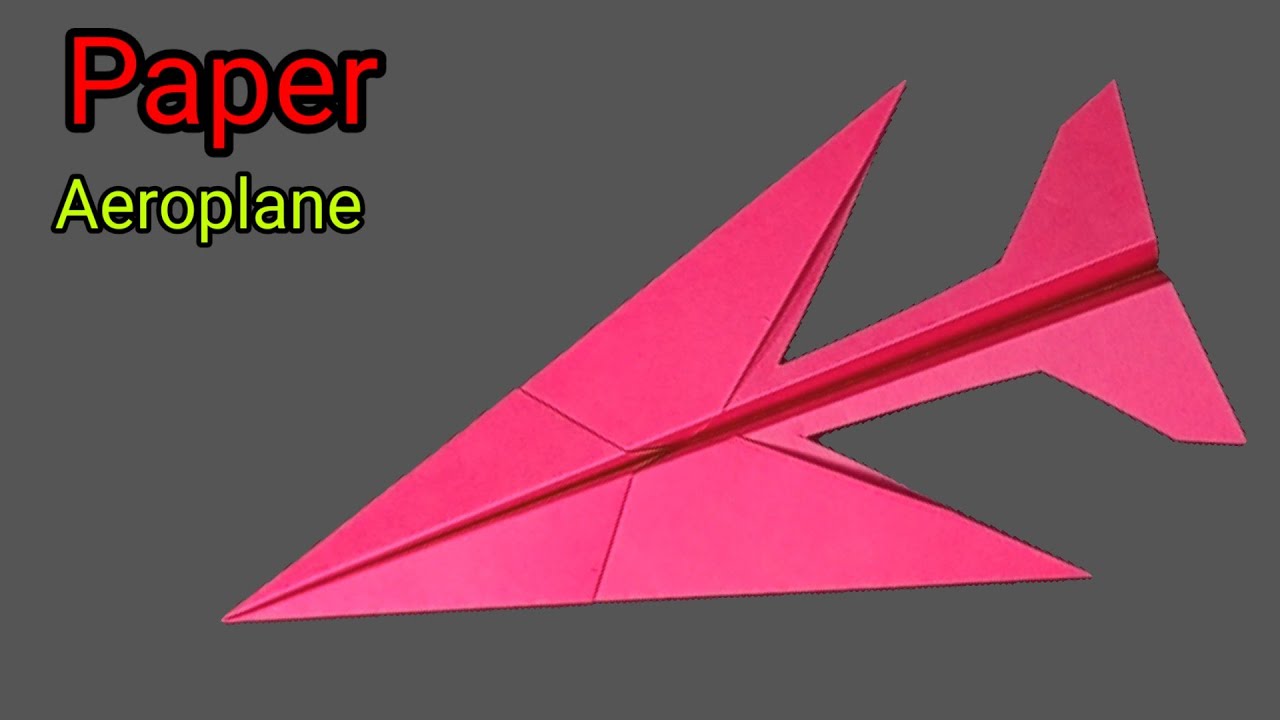 how to make a paper airplane that flies forever (not clickbait)PAPER ...