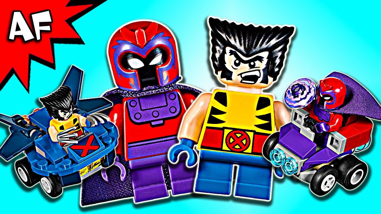 Lego Marvel Mighty Micros WOLVERINE vs MAGNETO 76073 Speed Build - YouTube