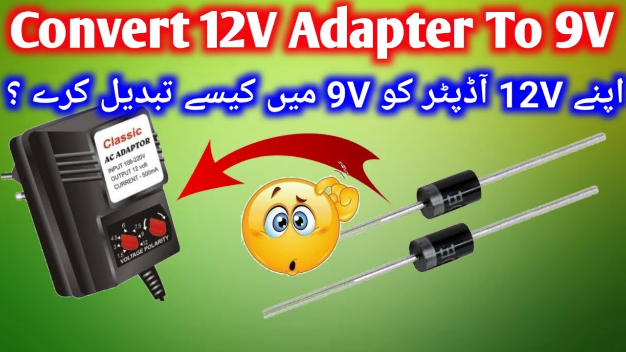 How To Convert 12V To 9V. Steep Down Converter , DC To Dc Converter ...
