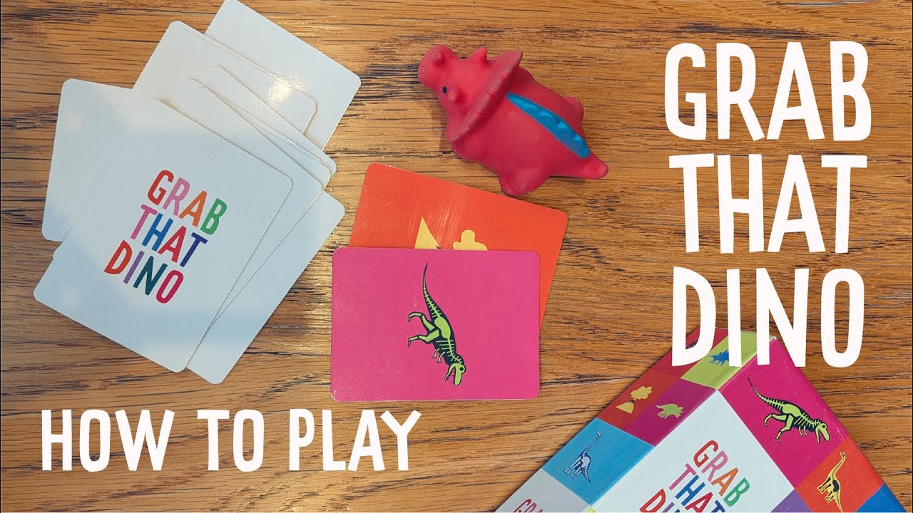 How to Play GRAB THAT DINO | A Fast-Paced Party Card Game - YouTube