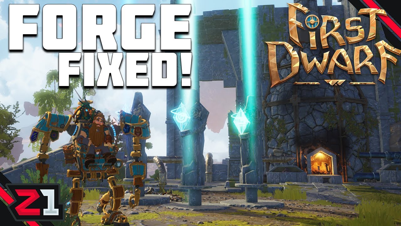 Repairing The MINES AND The MANA To FIX THE FORGE ! First Dwarf [E3] - YouTube