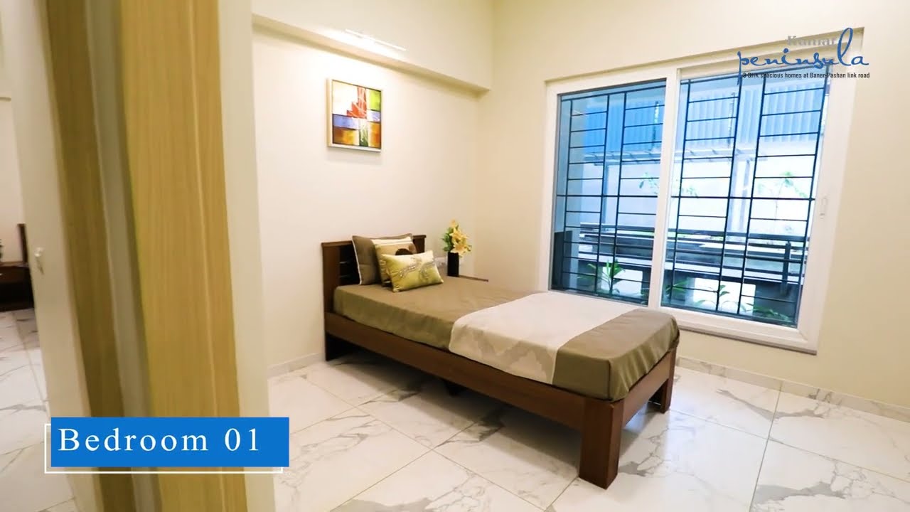 Kumar Peninsula - 3 BHK Sample Flat | Kumar Properties - YouTube