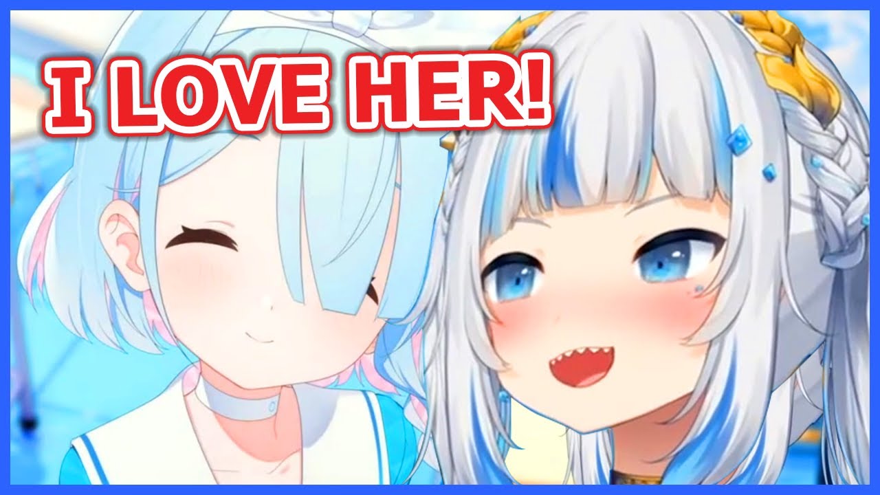 Gura reacts to meeting Arona in Blue Archive [ Hololive EN ] - YouTube