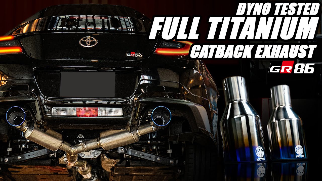 GR86 Full Titanium Catback Exhaust System - KOTO By SHOGUN - YouTube