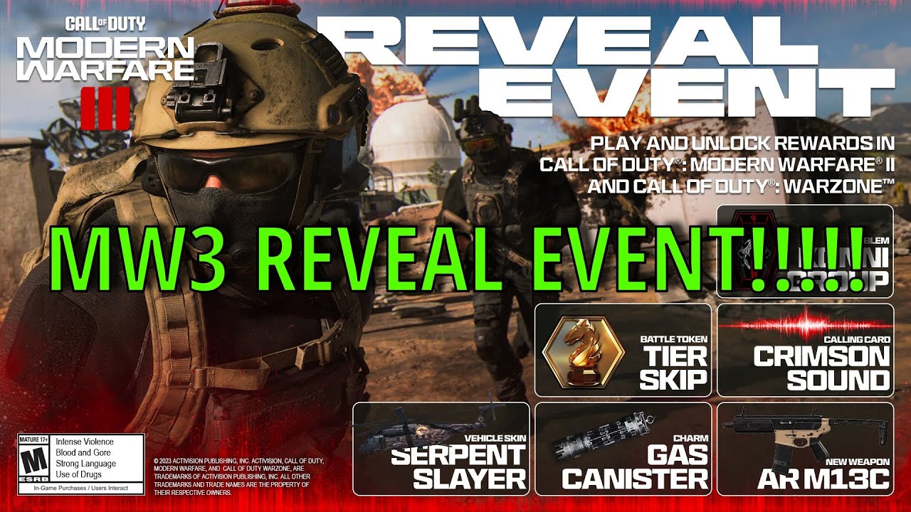 MW3 REVEAL EVENT!!!!!!!!!!!!!!! - YouTube