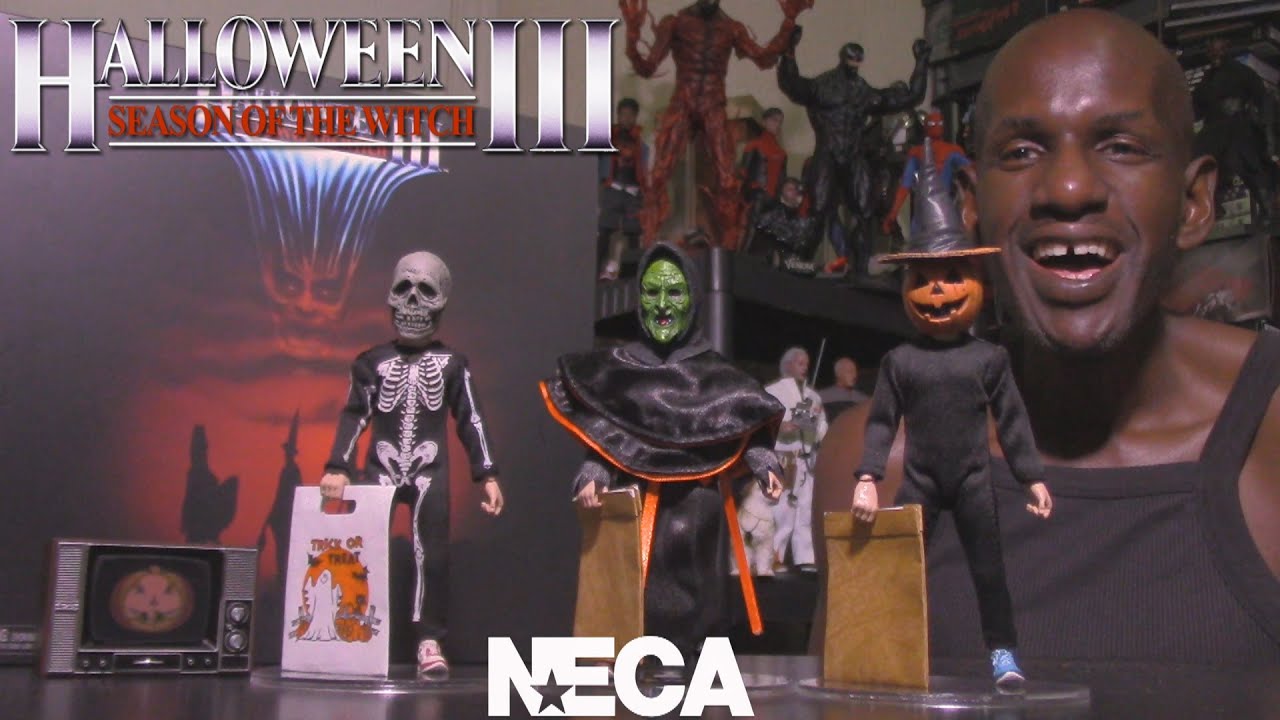 NECA Halloween III: Season of the Witch Clothed Figures Review - YouTube