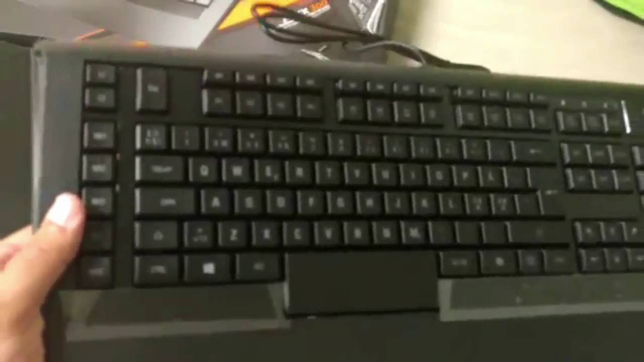 Unboxing Steelseries Apex 300 keyboard - YouTube