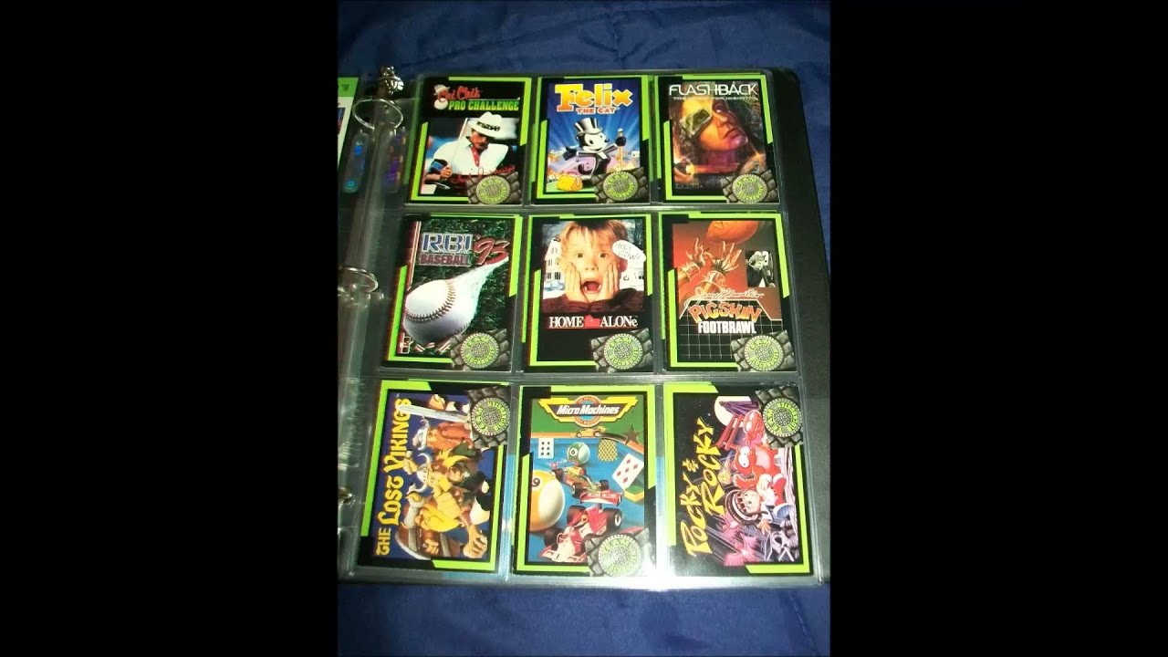 Rare Complete 50 Card Set Team Blockbuster Cards '93 Super Nintendo ...