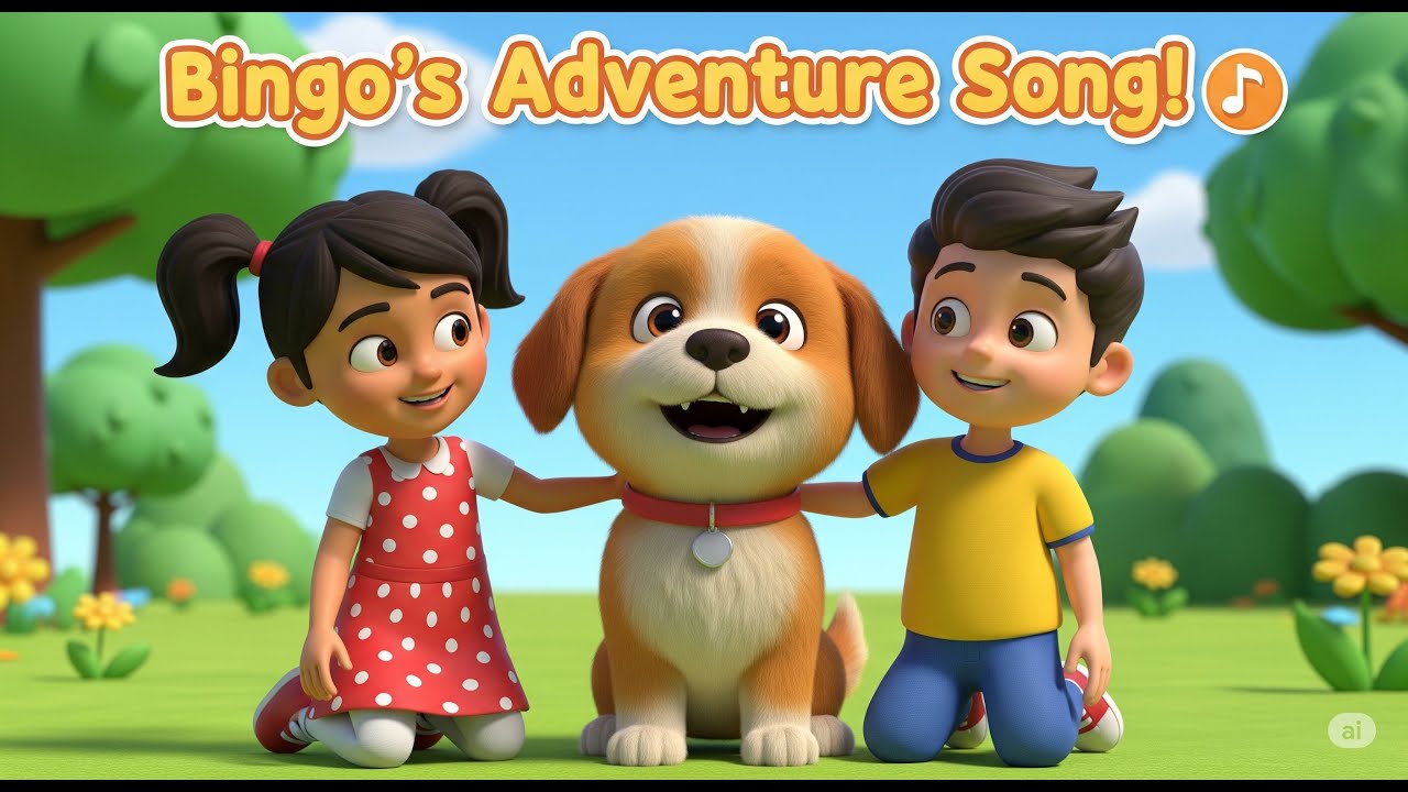 BINGO | Nursery Rhymes | Baby Song | Nutshell Kids | Easy Super Simple ...