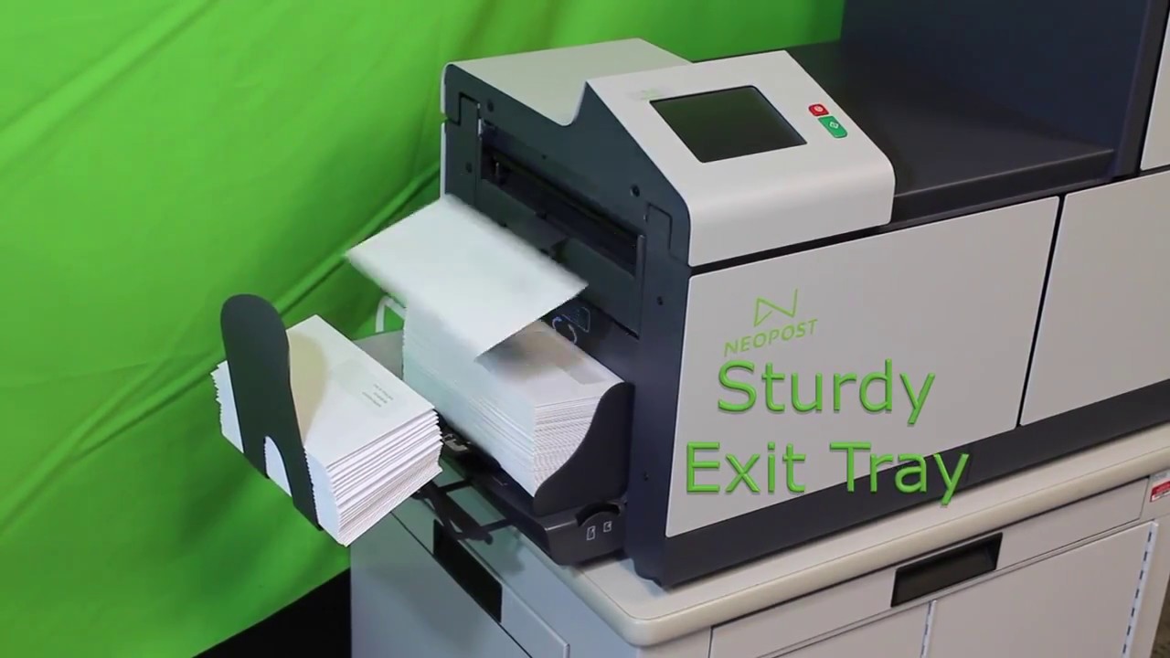Neopost DS 63 Folding and Inserting System - YouTube