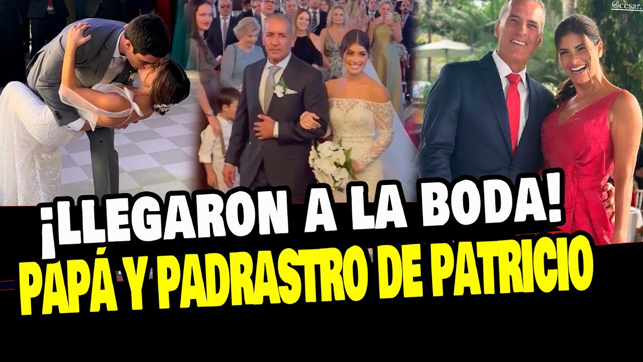 PAPÁ Y PADRASTRO DE PATRICIO PARODI LLEGARON A LA BODA DE MAFER PARODI ...