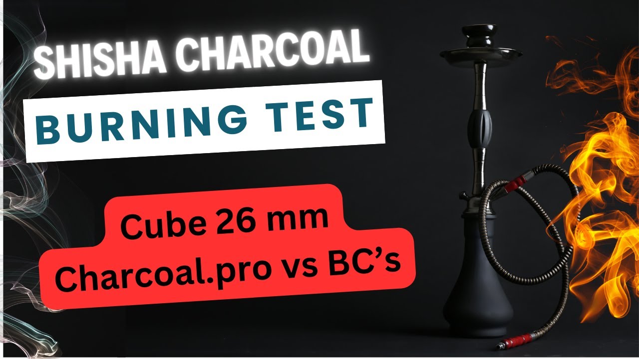 Comparison test for shisha charcoal cube 26 mm charcoal.pro vs BC's ...