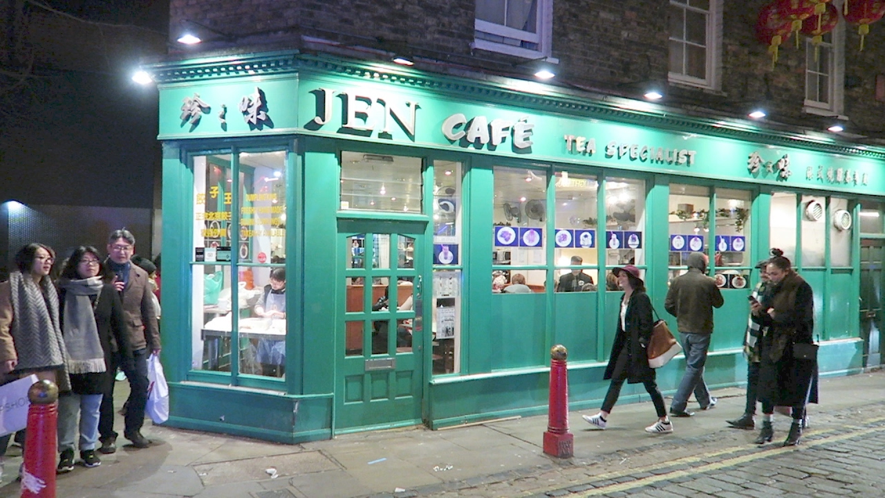 Jen Cafe London Chinatown Restaurant - Dumplings + Tea - YouTube