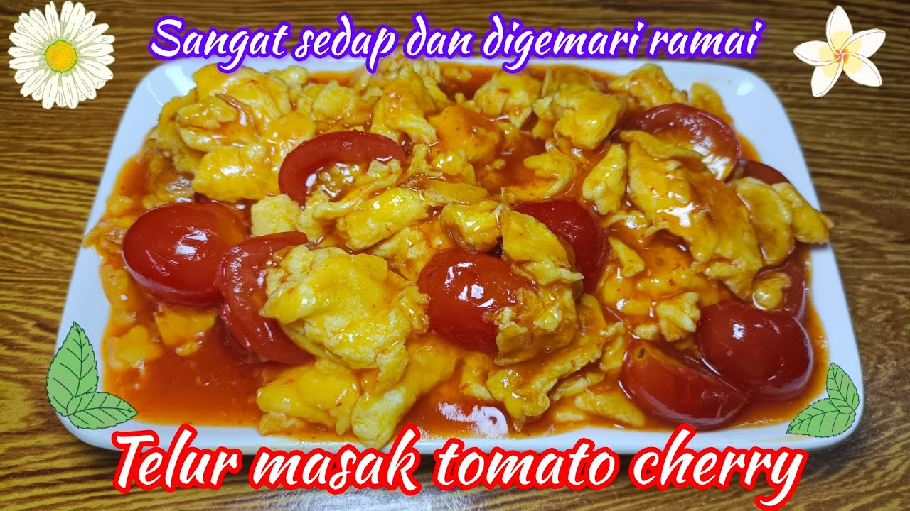 Telur Masak Sos Cili Dan Tomato - YouTube