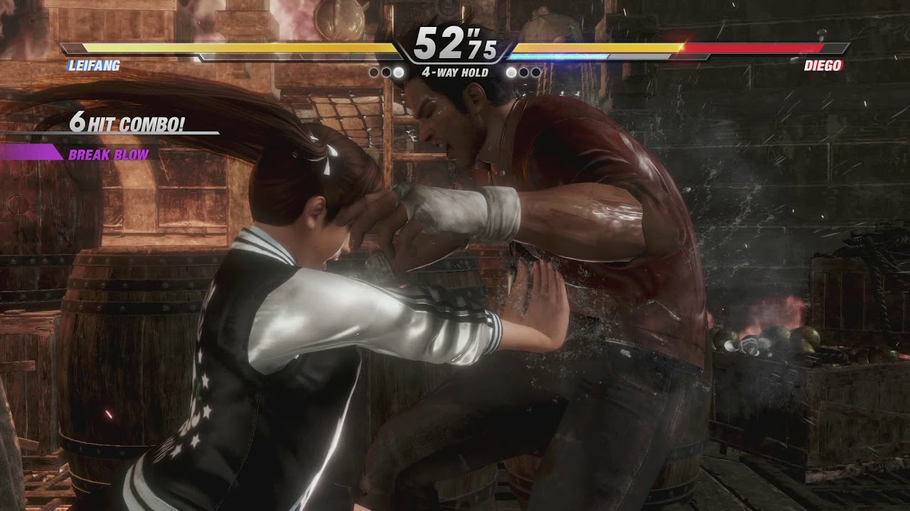 DOA6 190423 PS4 오프라인 대전 FT2 Berryai vs Majutsunoindex (2) - YouTube