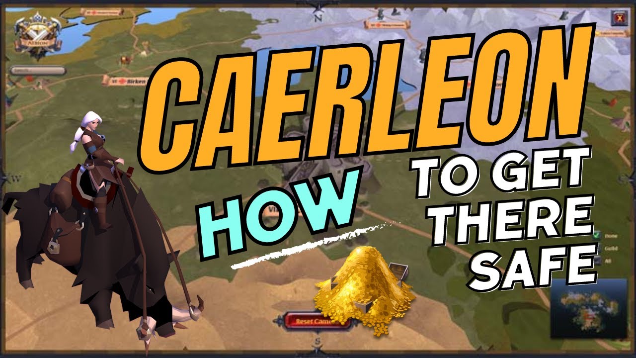 Transport to Caerleon WITHOUT RISK l ALBION ONLINE GUIDE - YouTube