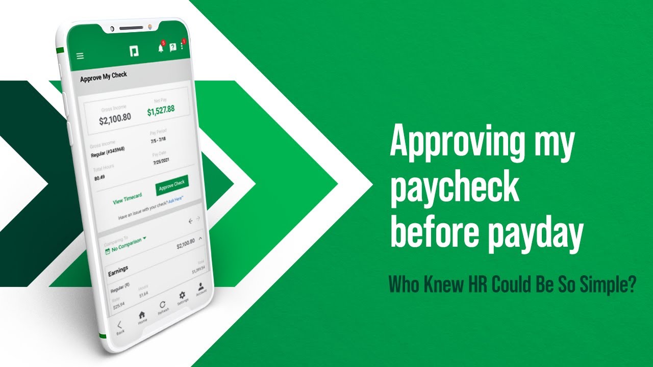 Who Knew? Approving My Paycheck - YouTube