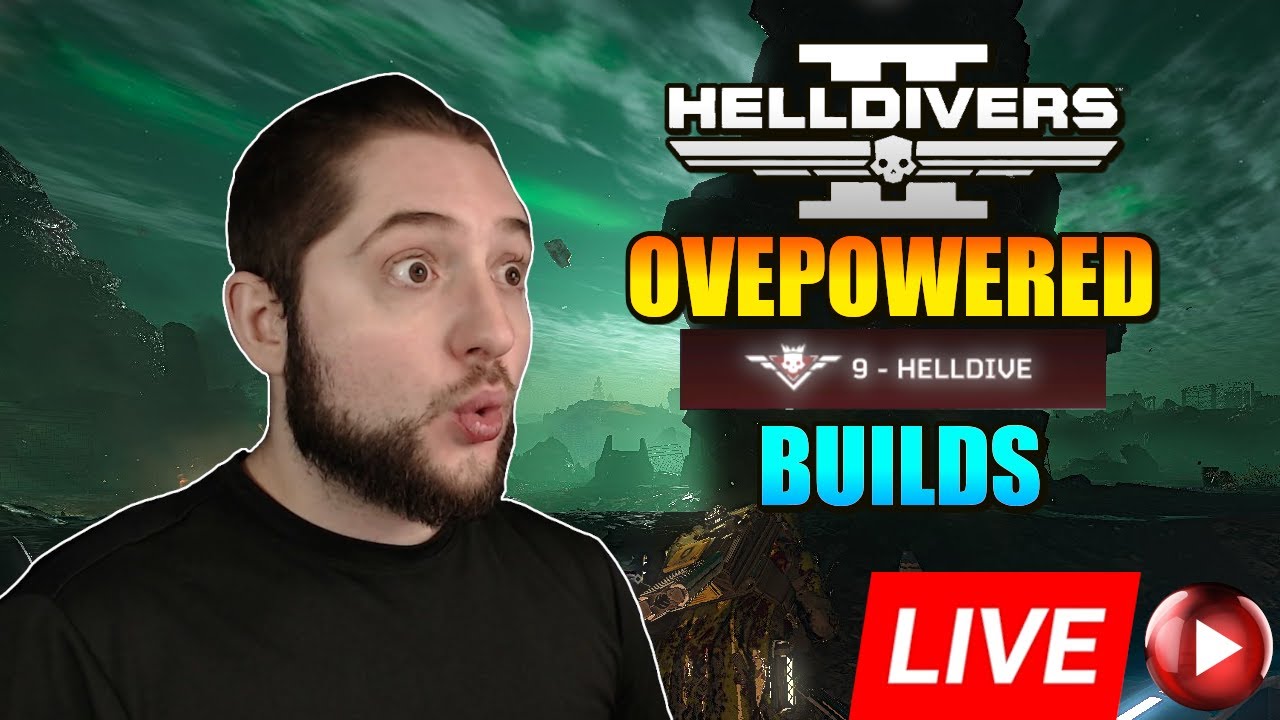 LIVE - Building the Most Overpowered Loadouts - Helldivers 2 my best Stratagems and weapon ...