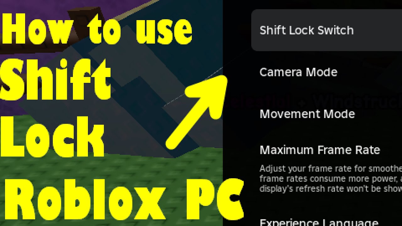 How to Enable & Use Shift Lock on Roblox - YouTube