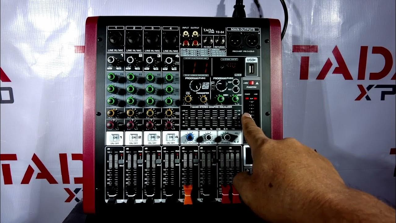 มิกเซอร์ TADA TD 04 - YouTube