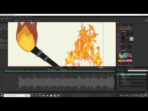 How to Animate Burning Fire with Moho | Moho Pro Tutorial: Burning Fire and Particle layers ...