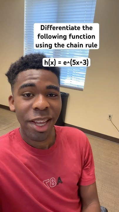Differentiate the following function using the chain rule #calculus #maths #shorts - YouTube