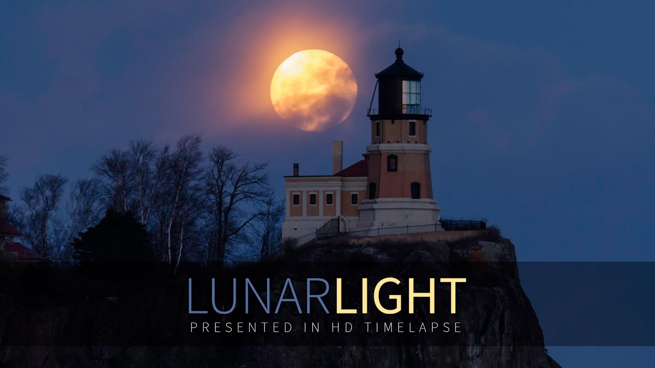 Lunar Light – Split Rock Lighthouse Timelapse (HD) - YouTube