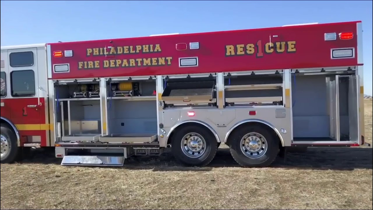 Philadelphia Fire Department New Walk-In Rescue 1 - YouTube